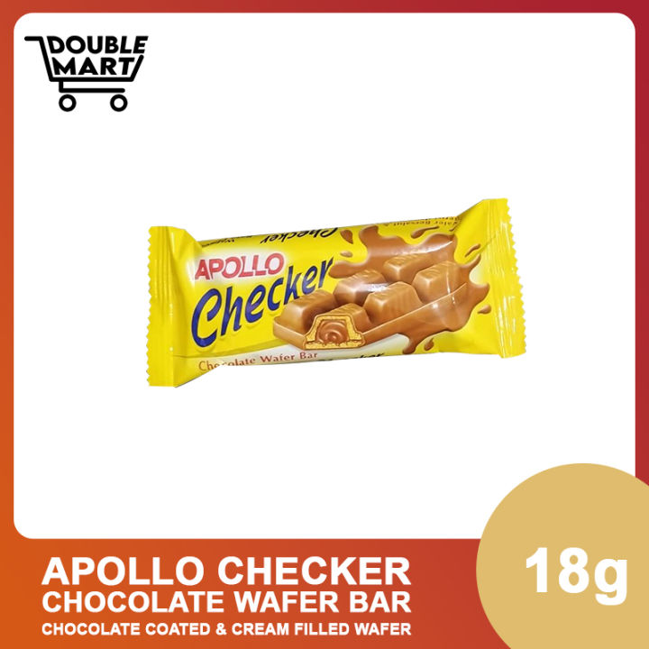 Apollo Checker Chocolate Wafer Bar 18g | Lazada PH