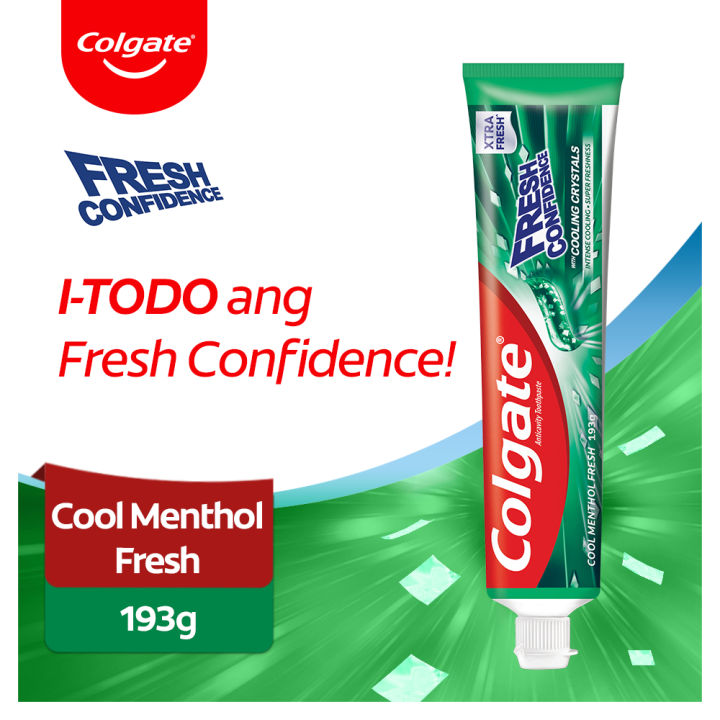 Colgate Fresh Confidence Anticavity Toothpaste with Cooling Crystals ...