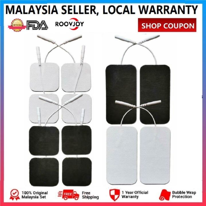 [READY STOCK] TENS/ EMS Reusable Electrode Pad (Self adhesive) ROOVJOY ...