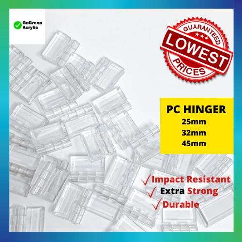 PC Hinges /Polycarbonate Hinge For DIY Project | Lazada