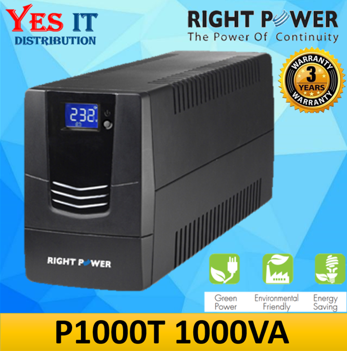 RIGHT POWER POWERTANK PRO P1000T 1000VA UPS | Lazada