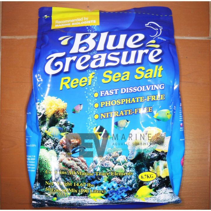 Blue Treasure Reef Sea Salt Mix for Marine Aquarium 6.7 kg | Lazada PH