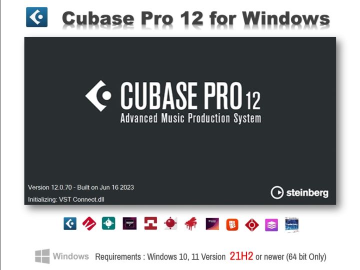 Cubase Pro 12 พร้อมปลั๊กอิน สำหรับ Windows โปรแกรมทำเพลง แต่งเสียง ...