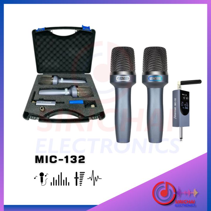 ไมค์ลอย Sherman รุ่น MIC-132 Wireless Microphone | Lazada.co.th