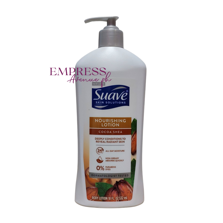Suave Cocoa Shea Nourishing Lotion 532/946ml | Lazada PH