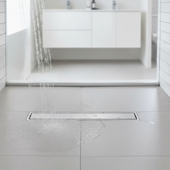 Linear Shower Drain 304 Stainless Steel Rectangle Shower Floor Drain ...