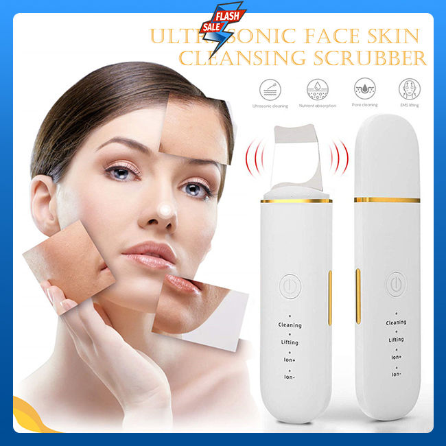 Ultrasonic Face 7C-CPY-01 Skin Cleansing Scrubber KM01 | Lazada PH