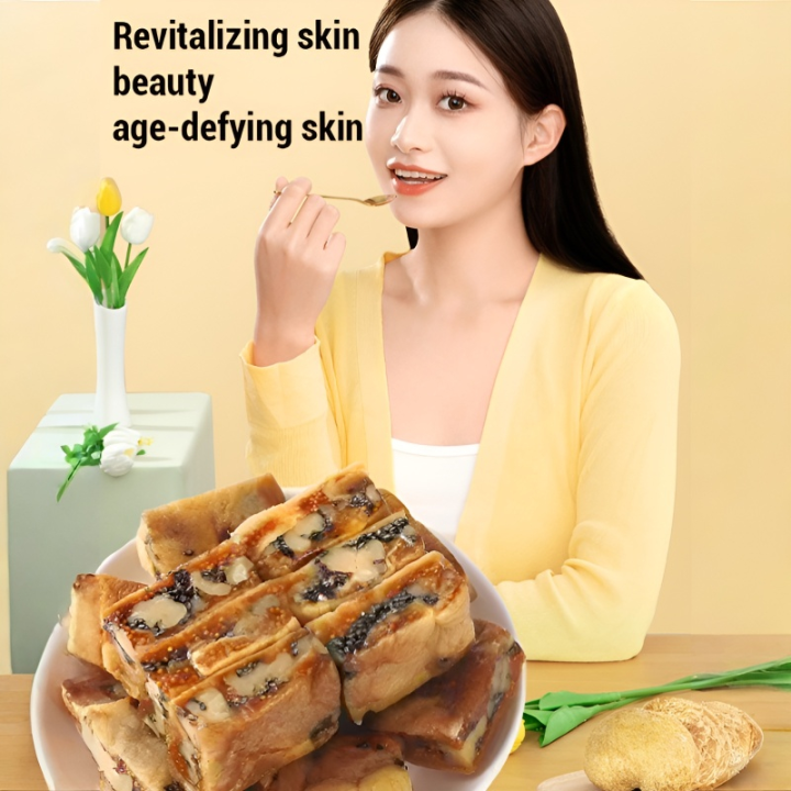 Individually Wrapped Walnut Sesame Heart Pie Black Sesame Fig Walnut ...