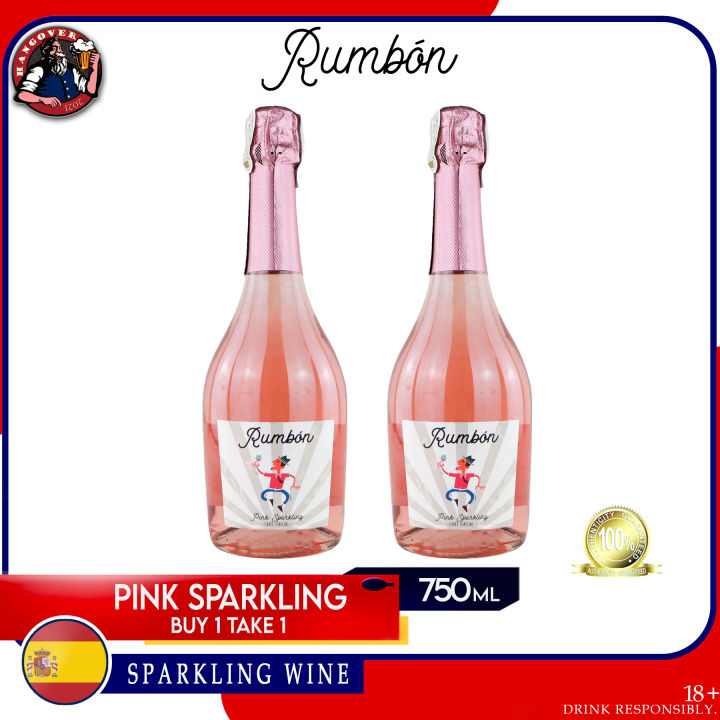 Rumbon Pink Sparkling Moscato 750ml BUY1T1 PROMO!!! | Lazada PH