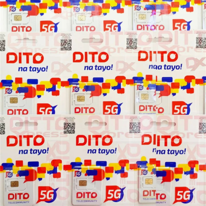 【DVK】Sim DITO Globe Smart TNT 5G Network Series Brand New & Sealed SIM ...