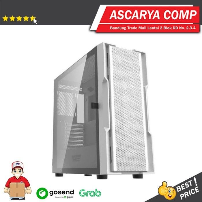 AIGO darkFlash DK431 ATX PC Casing [+ 4 A-RGB Fan] | Lazada Indonesia