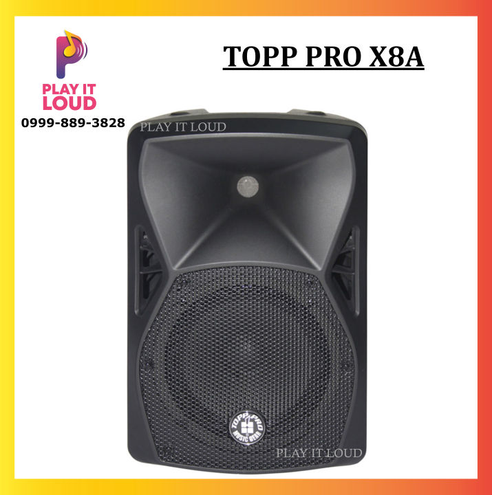 TOPP PRO X8A 2-WAY ACTIVE POWERED SPEAKER | Lazada PH