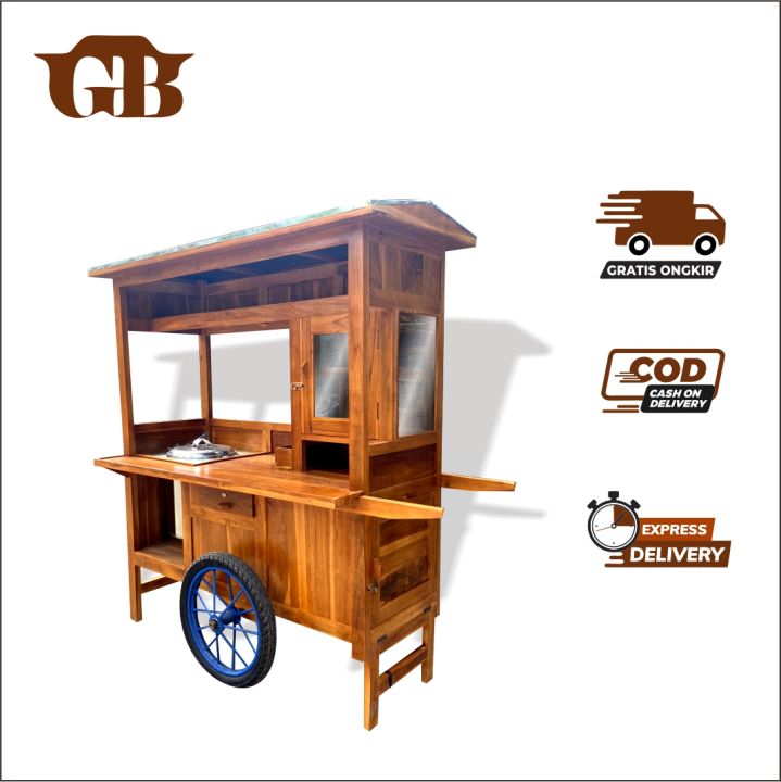 Gerobak bakso / rombong bakso / gerobak bakso keliling | Lazada Indonesia