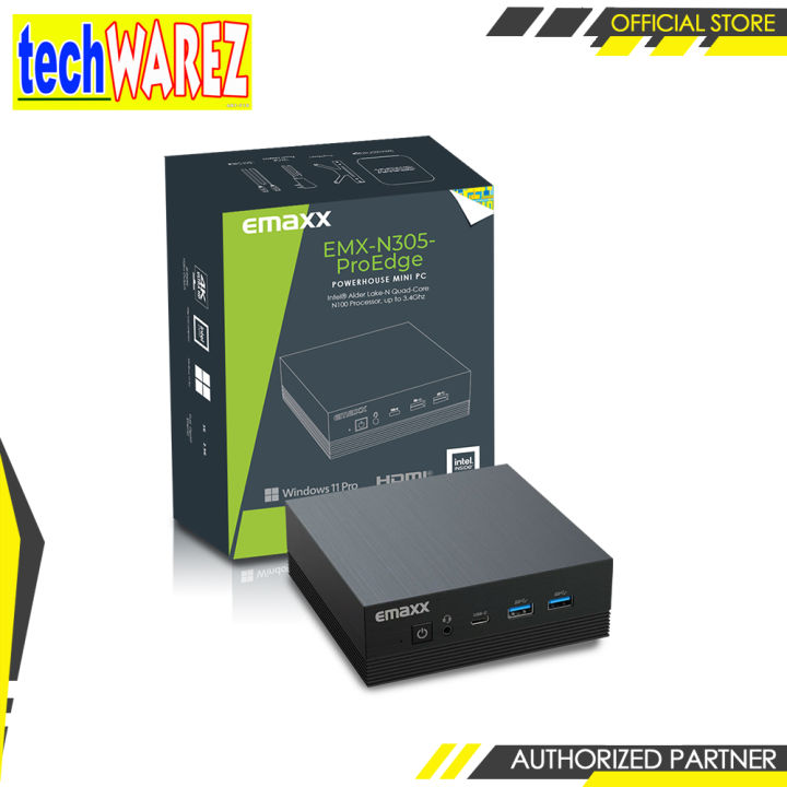 Emaxx N305-ProEdge Mini PC - Intel Core i3-N305 Processor / 16GB RAM ...