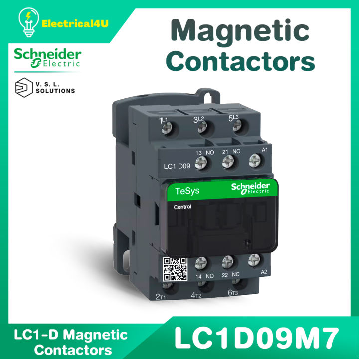 Schneider Electric แมคเนติกคอนแทคเตอร์ TeSys D LC1D09M7 LC1D12M7 ...