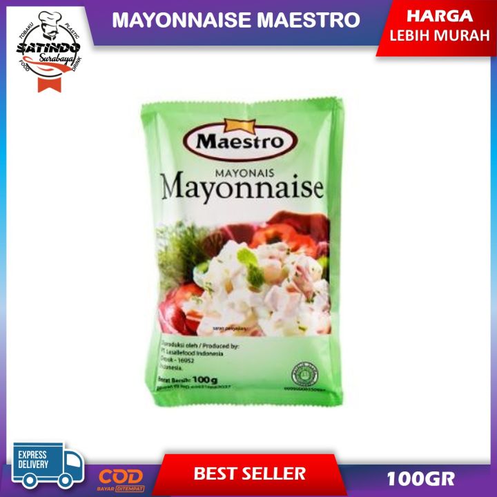 Mayonais MAESTRO 100gr - Light Mayonaise - Mayo Salad Buah & Sayur BEST ...