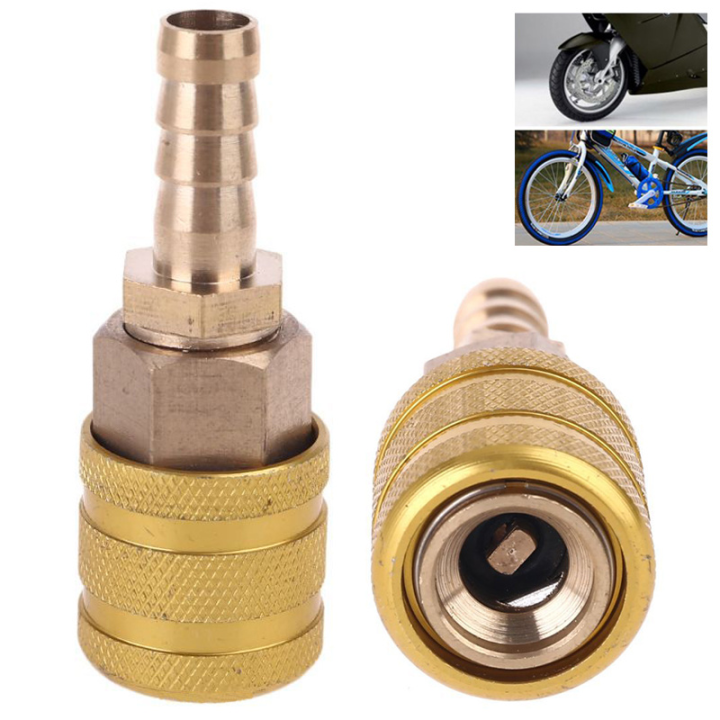 8mm Car Tire Valve Clip Pump Nozzle Clamp Solid Brass Quick Connect The ...