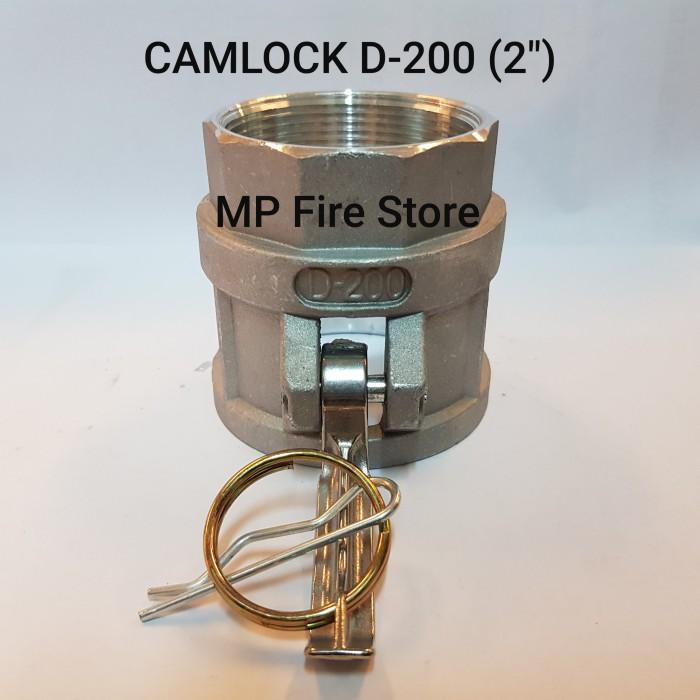 CAMLOCK ALUMINIUM TYPE D 200 2" ( 2 INCH) QUICK COUPLING JOINT - ABINAYA7 | Lazada Indonesia