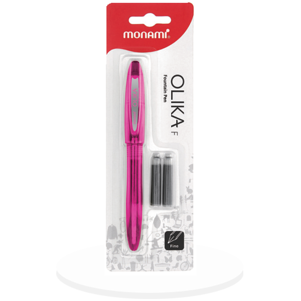 MONAMI OLIKA Fountain Pen ปากกาหมึกซึม โมนามิ โอลิก้า พร้อมหมึกเติม 2 ...