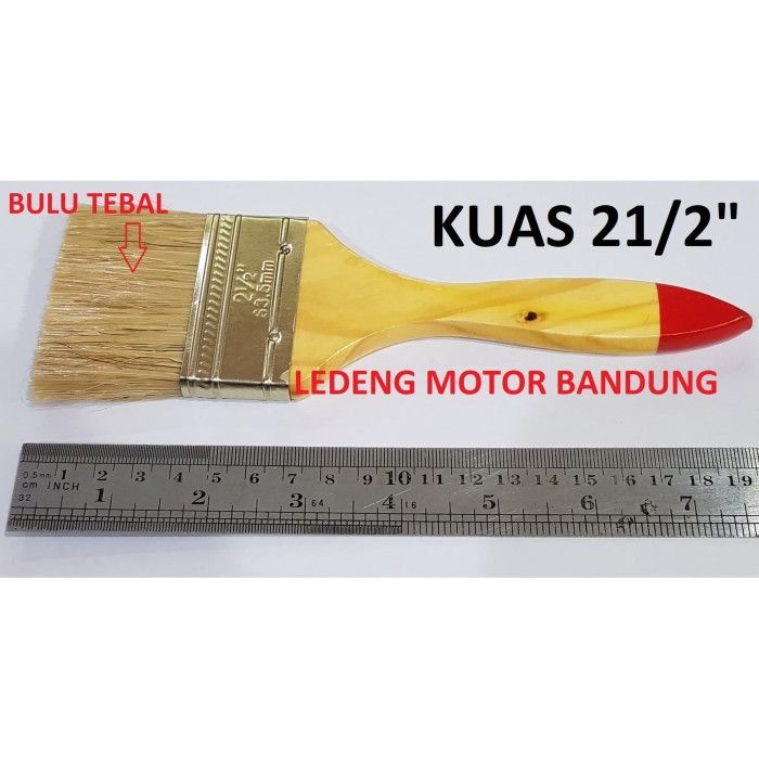 Paint Brush Kuas 2.5 inci Bulu Tebal Cat Serba Guna Multi Fungsi ...