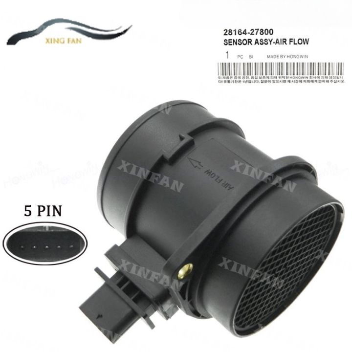 XINFAN [READY STOCK] New MAF Mass Air Flow Meter Sensor 28164-27800 For ...