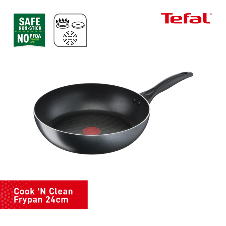 Tefal Cook 'N Clean Frypan 24cm | Lazada PH