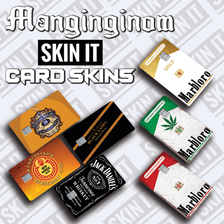 SKIN IT : Alcohol Manginginom Card Skins (Stickers For ATM or Beep ...
