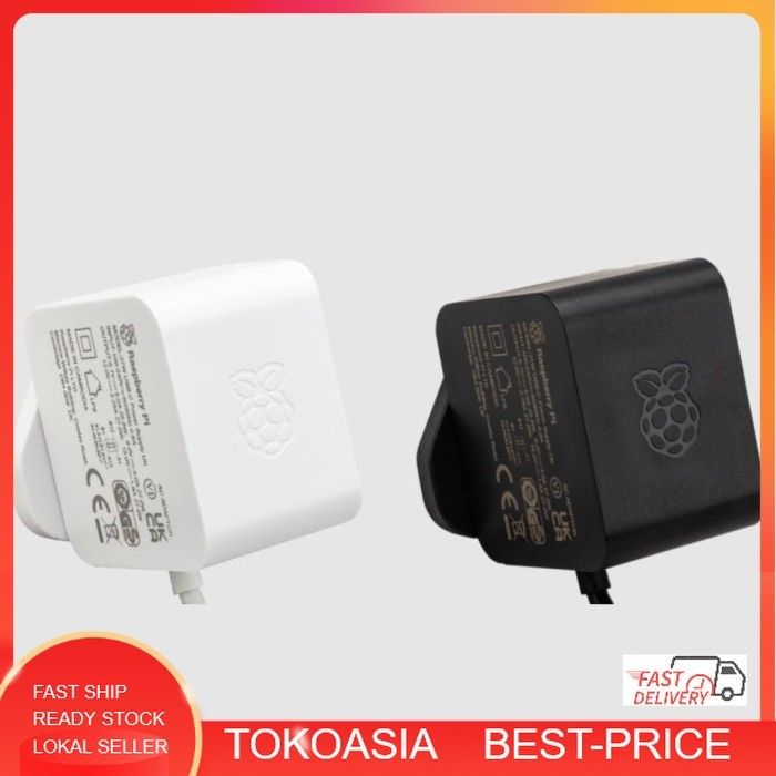 Official Raspberry Pi 5 Usb C 27w Psu Uk Lazada 