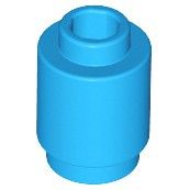 Lego part (ชิ้นส่วนเลโก้) No.3062b / 18860 / 30068 / 35390 Round 1 x 1 ...