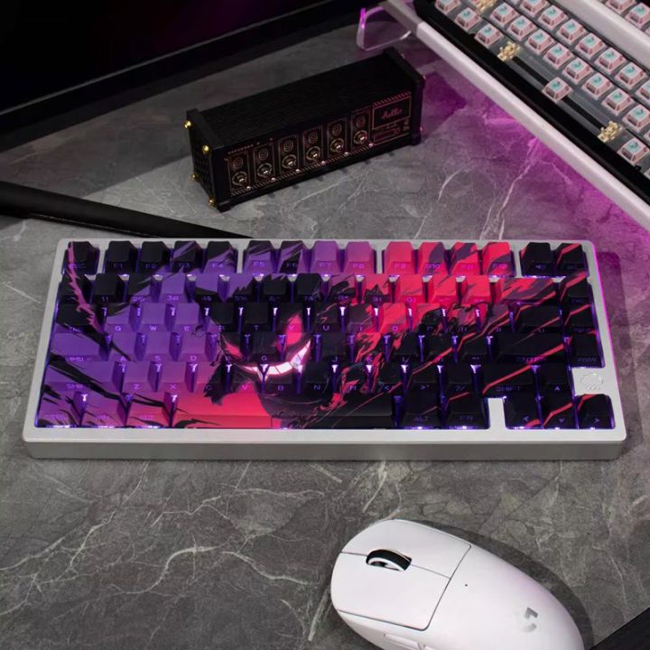 【Keycap Only】Sakura Raven/Gengar/Machima/Yukimu Keycap Side Engraved ...