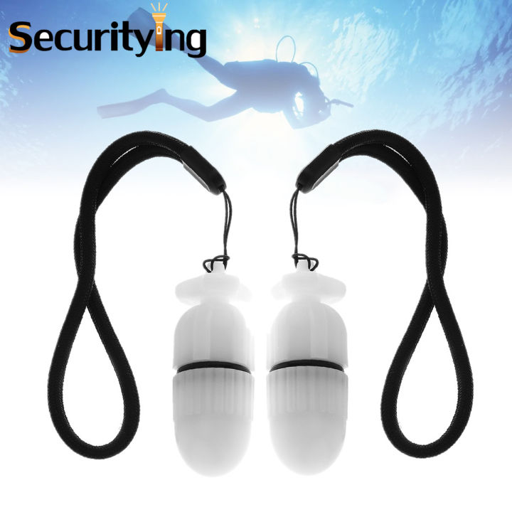 SecurityIng 2Pcs ไฟสัญญาณดำน้ำใต้น้ำ150M Strobe Safety Light Scuba ...