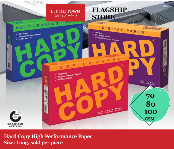 Hard Copy High Performance Paper Bond Paper Copier Paper Size Legal ...