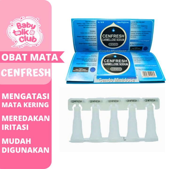 Cendo Cenfresh Minidose 1 Strip Isi 5 Tube Tetes Mata Obat Tetes ...