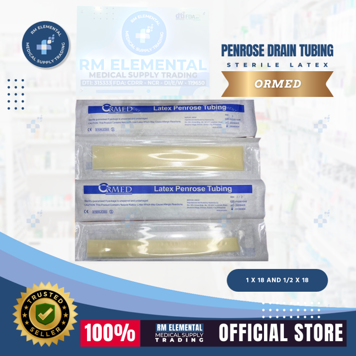 Penrose Drain Latex Tubing Sterile (ORMED) | Lazada PH