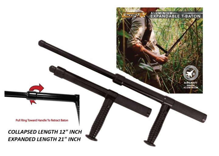 Professional 21-inch Aircraft Aluminum Expandable T-Baton | Lazada