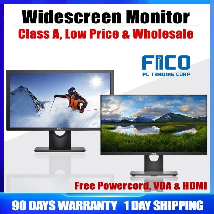 DELL HP monitor 24/23/22/20/19 inch /for computer pc desktop/ CCTV ...