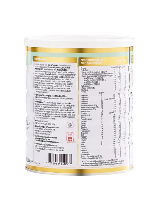 Denmark Arla platinum cans Ala organic milk powder 3 baby and my milk ...