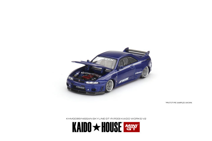 MINI GT/Kaido Hou 1:64 Nissan GT-R R33 open-top alloy car model | Lazada PH