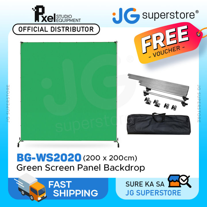 PXEL Collapsible 150x200cm / 200x200cm Chroma Key Green Screen Panel ...