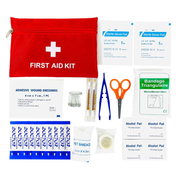 Emergency Kit Essential First Aid Supplies Compact Waterproof First Aid ...