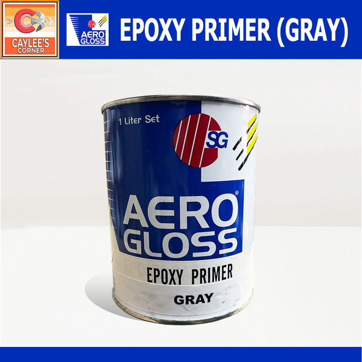 AEROGLOSS Epoxy Primer (Gray) - 1 liter set for smooth finish | Lazada PH