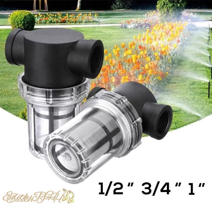 1/2''3/4''1'' Pipe water filter purifier 80 mesh for Aquaculture Home ...