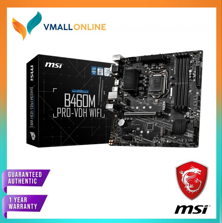 MSI B460M PRO-VDH WIFI MOTHERBOARD FOR INTEL 10TH GEN | Lazada PH