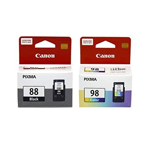 Canon PG-88 Black & CL-98 Color Combo Pack Original Ink Cartridge ...