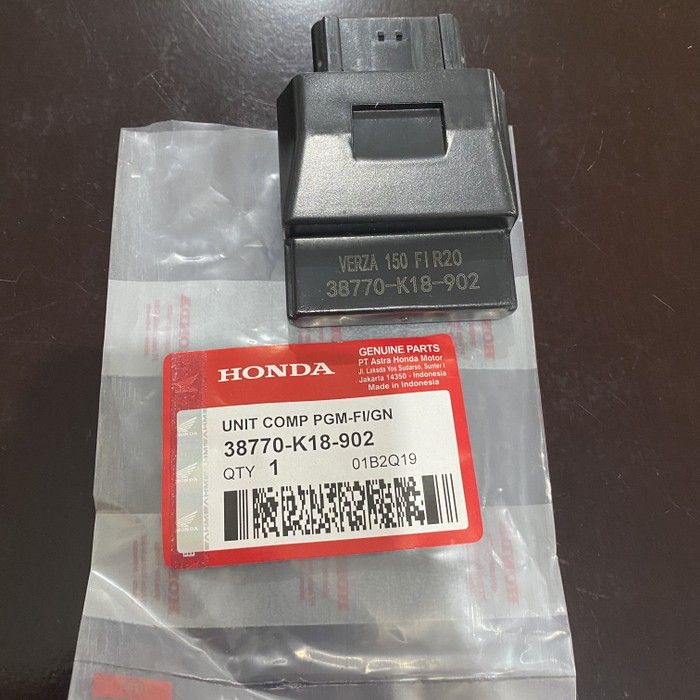 K18 A CDI ECU ECM CBU PGM FI Unit Comp Motor F1 Honda Verza Versa 150 ...