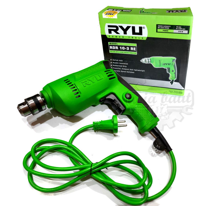 Mesin Bor Listrik 10mm RDR10-3RE Ryu Tekiro - Electrik Drill With ...
