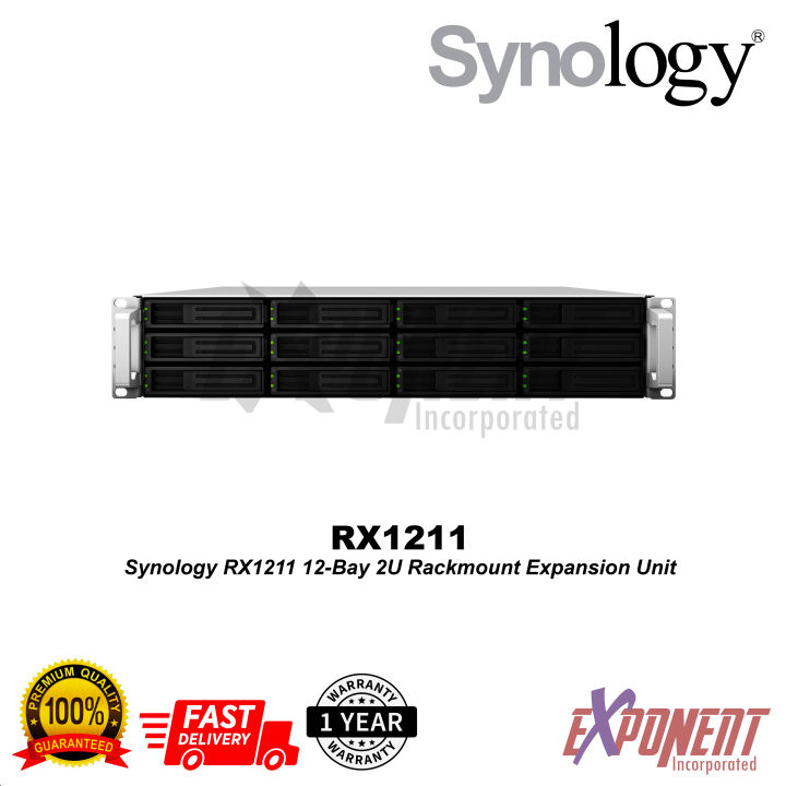 RX1211 - Synology RX1211 12-Bay 2U Rackmount Expansion Unit | Lazada PH