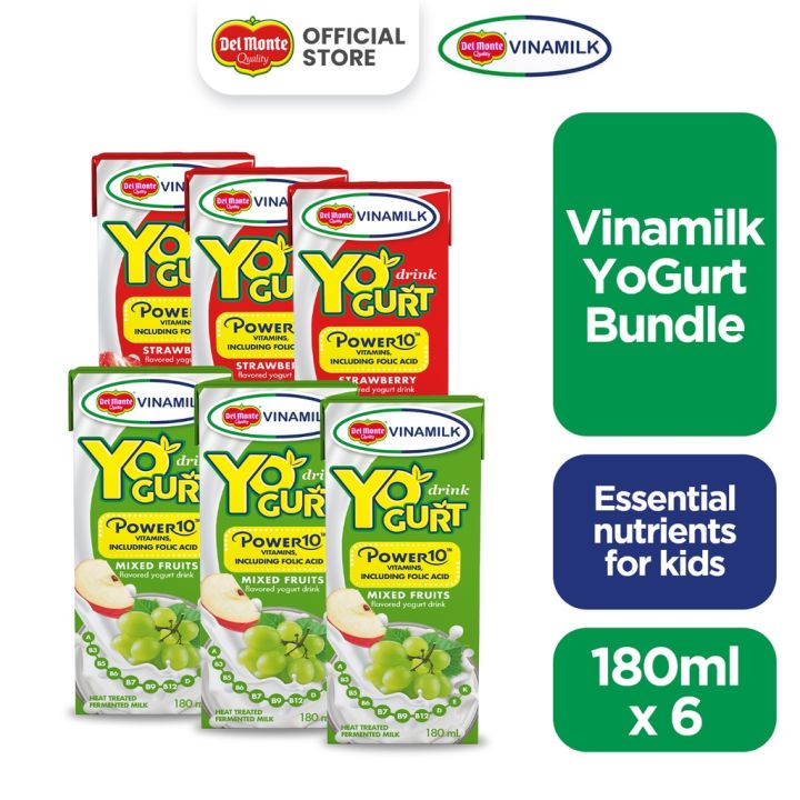 【Food】 DEL MONTE VINAMILK YoGurt™ Flavor with Power 10™ Nutrients for ...