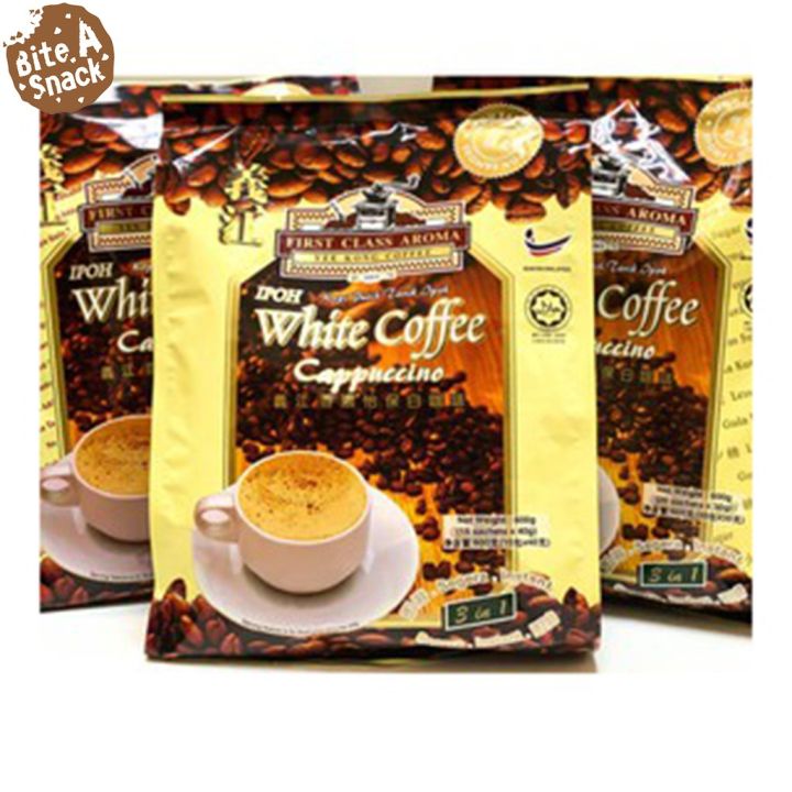 HALAL🌟Yee Kong 3 in 1 Ipoh First Class Aroma White Coffee 義江3合1怡保白咖啡 600G (15satches x40g) | Lazada