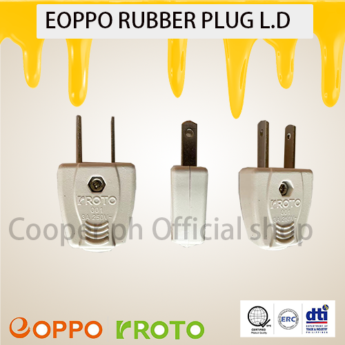 EOPPO -001 Electrical Plug 3A 250V | Lazada PH